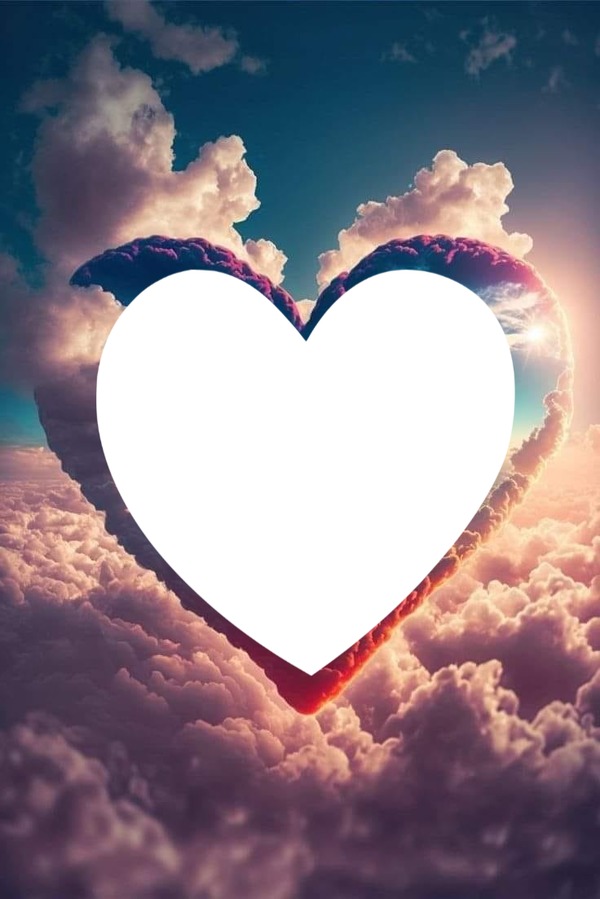 coeur Photo frame effect | Pixiz