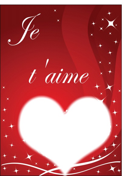 je t'aime Design Template | Pixiz