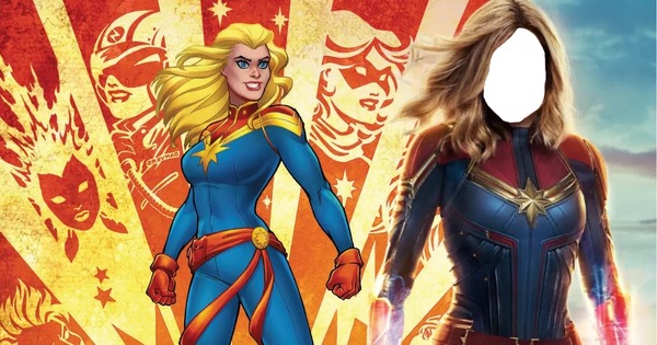 Captain Marvel Photo Frame Effect | Pixiz