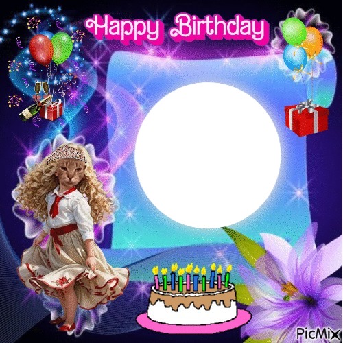 Happy Birthday Photo Frame Effect | Pixiz
