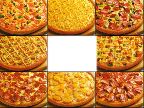 PIZZA Photo Frame Effect | Pixiz