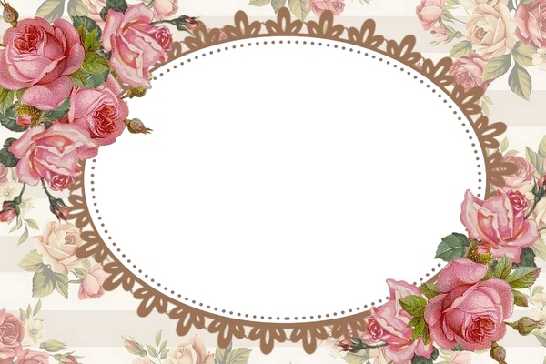 Flowers frame Montage photo | Pixiz