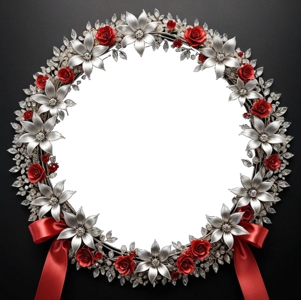 Flowers frame Montage photo | Pixiz