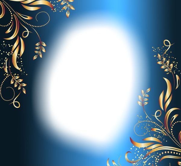 blue frame Design Template | Pixiz