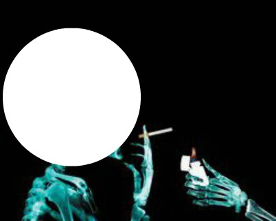 Montage photo fumer tue - Pixiz