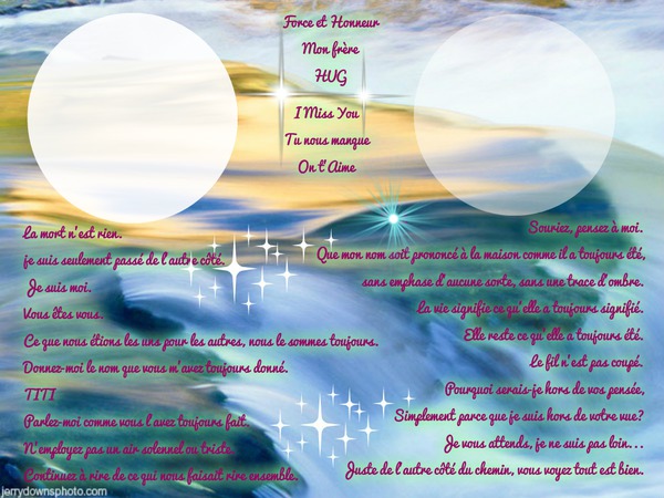 A mon petit frère Montaje fotografico | Pixiz