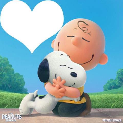 Montaje fotografico snoopy love - Pixiz