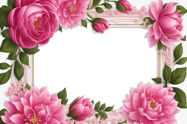 Flowers Frame Photo Frame Effect | Pixiz