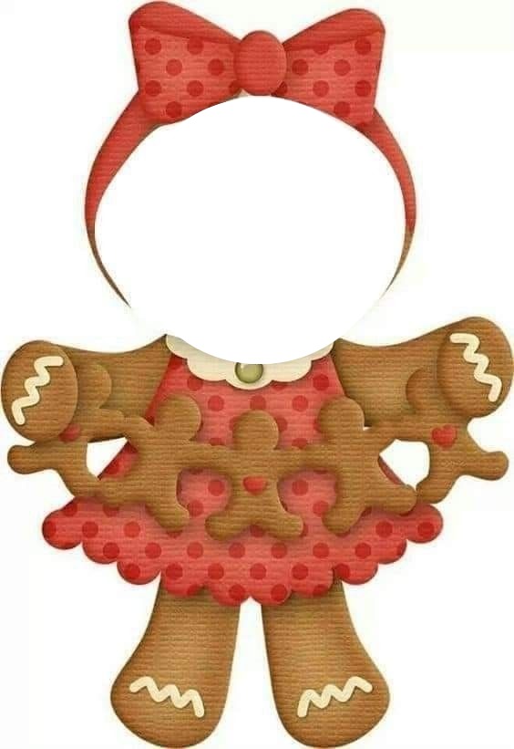 Galletita Jengibre Navideña Photo Frame Effect | Pixiz