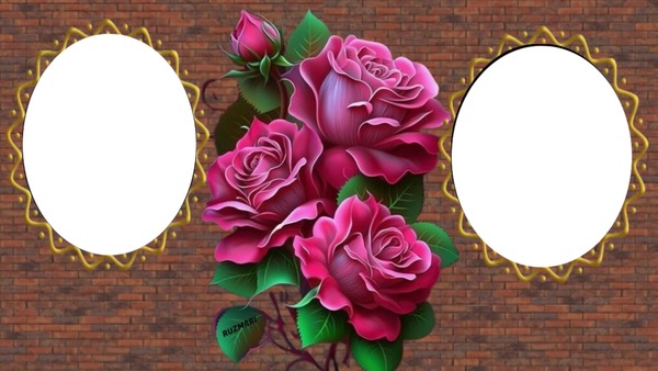 CUADROS CON FLORES Ruzmarien Photo Frame Effect | Pixiz