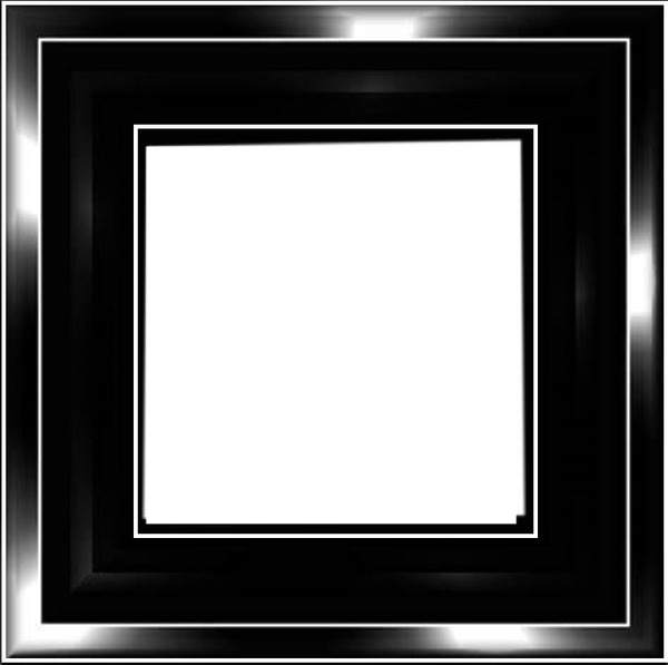cadre carré noire Montage photo | Pixiz