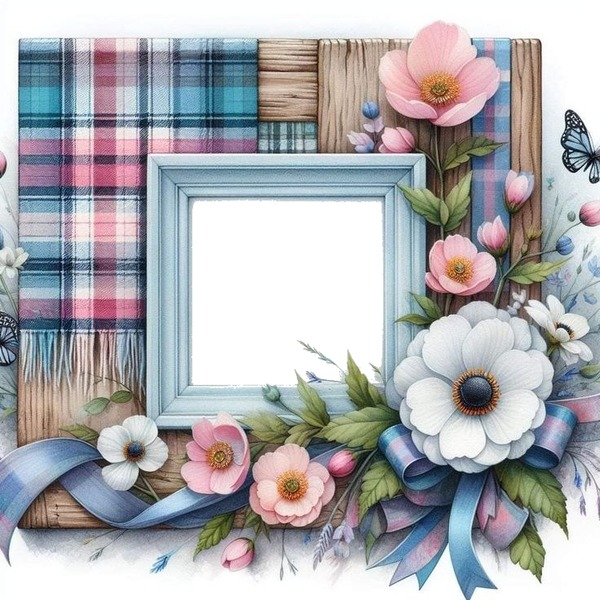 Flowers frame Design Template | Pixiz