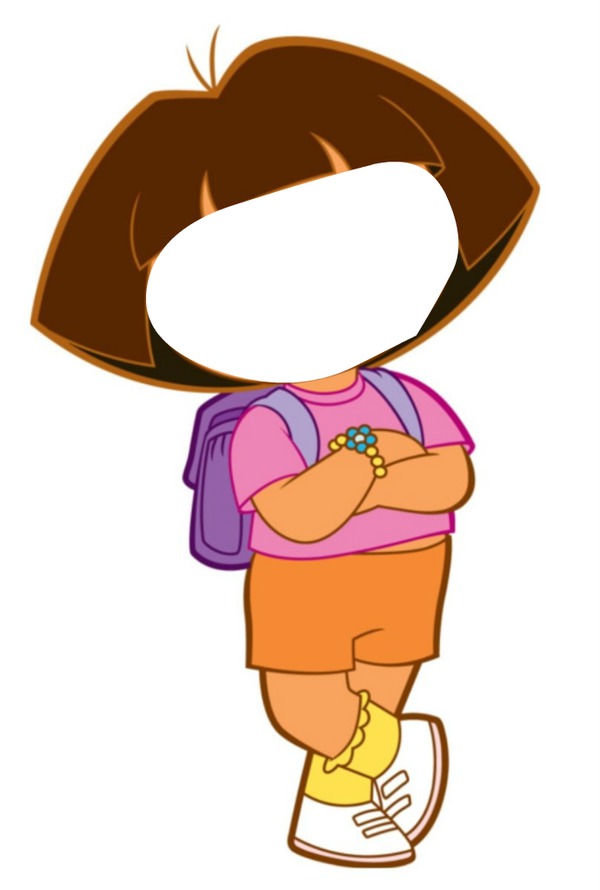 dora face template