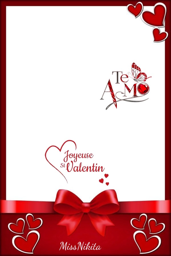 SAINT VALENTIN Design Template | Pixiz