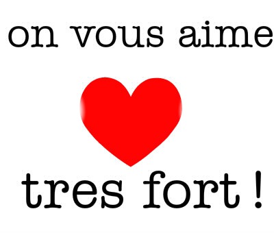 on vous aime Design Template | Pixiz