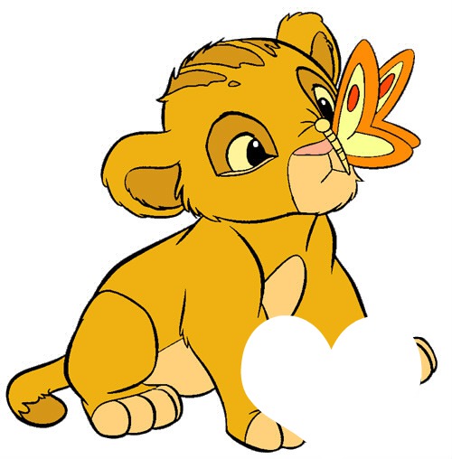 Simba Photo Frame Effect | Pixiz