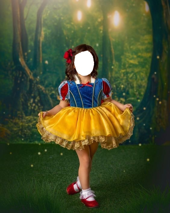 Snow White Photo Frame Effect | Pixiz