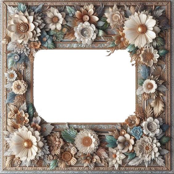 Flowers frame Montage photo | Pixiz