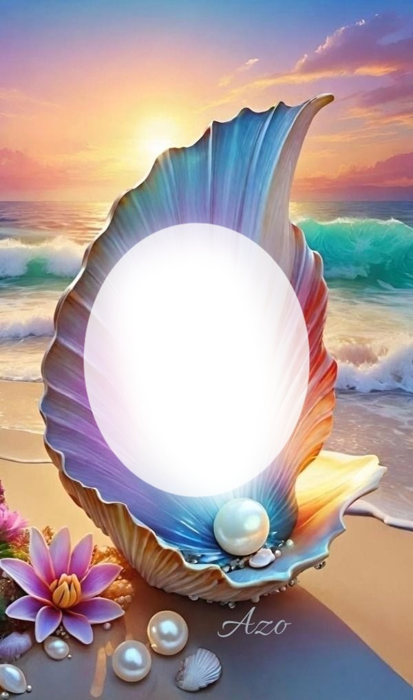 Renewilly Concha Y Perlas Photo Frame Effect | Pixiz