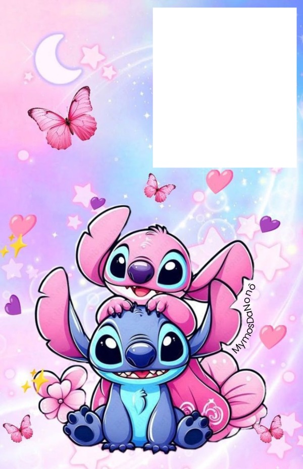 Moldura STITCH MymosDaNonô Montage photo | Pixiz
