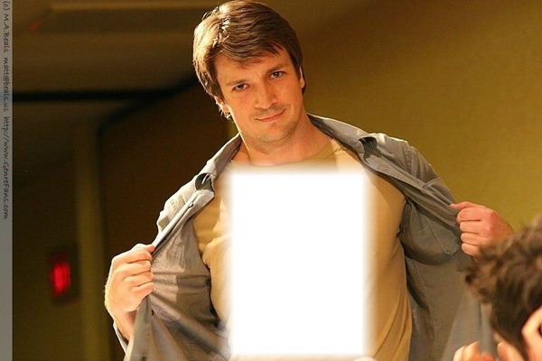 Nathan Christopher Fillion Photo Frame Effect | Pixiz