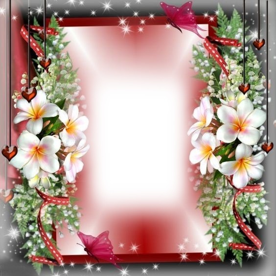 Flower Frame Photo Frame Effect | Pixiz