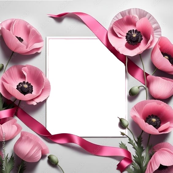 Flowers frame Montage photo | Pixiz
