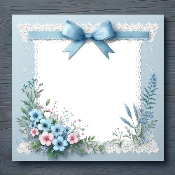 Flowers frame Design Template | Pixiz