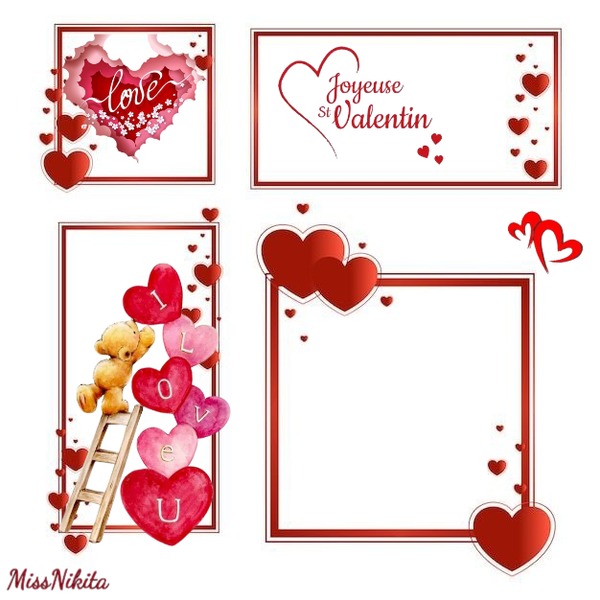 SAINT VALENTIN Photo Frame Effect | Pixiz