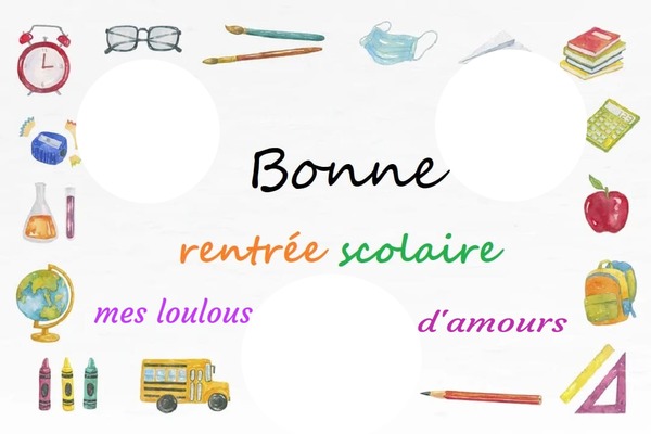 Rentré scolaire Design Template | Pixiz